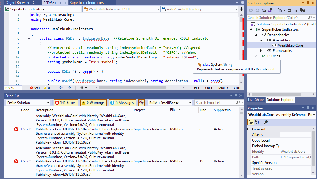 Compiling-indicators-for-WL7-Resolving-conflicting-libraries - WealthLab